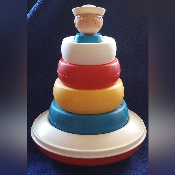 Tupperware | Toys | Vintage Tupperware Tuppertoy Stacking Shapes Sorter ...